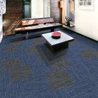 China Medium Pile Plain Line Style Made Nylon/PP Office Carpet Tiles for Home from Customized for sale