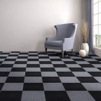 China Conveniently Self Adhesive Gray Stick Carpet Tiles Durable and Long Lasting for sale