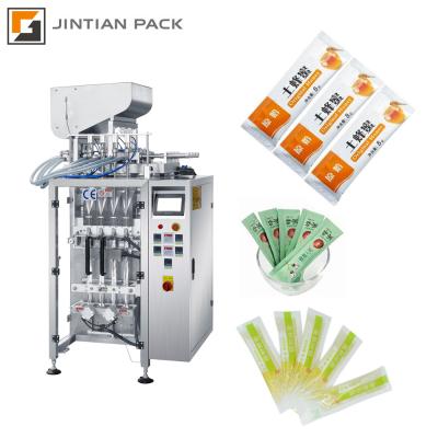 China Full Automatic Small Bag Lane Liquid Food 6 Honey Packing Filling Machine for sale