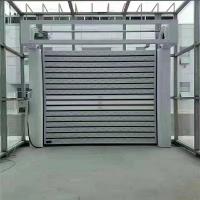 China JTM-D03 Aluminum High Speed Roll up Fast Roller Shutter Spiral Security Door With Remote Control for sale