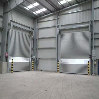China Remote Control Aluminum Alloy Fast Rolling up Spiral Garage Door -35 to 65 Celsius Degree for sale