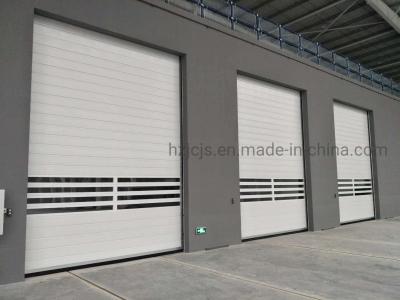China 3.9m Motor Shaft Aluminum Alloy Rapid Shutting Door for Security Warehouse Garage for sale
