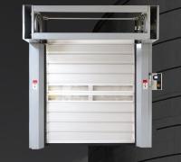 China Linear Door Panel Pattern Aluminum Alloy Fast Roll up and Shutter Spiral Security Door for sale