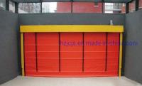 China Aluminum Alloy High Speed Rolling up Fast Spiral Garage Door with IP55 Protection Class for sale