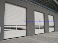 China Aluminum Alloy High Speed Rolling up Fast Spiral Garage Door with IP55 Protection Class for sale
