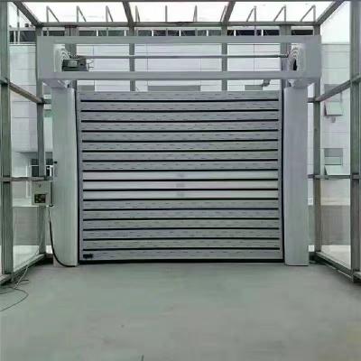 China Finished High Speed Aluminum Alloy Roll up Fast Roller Shutter Security Garage Door for sale