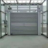 China Finished Aluminum Alloy Fast Rolled Shutter Roll up Spiral Security Garage Door 0.8-1.5 mm for sale