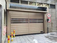 China Aluminum Alloy Spiral Garage Security Door -35 to 65 Celsius Degree for Retail Stores for sale