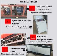 China Dia. 5cm-12cm Coil Steel Bar and Dia. 5cm-10cm Rebar Straightening and Cutting Machine for sale