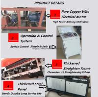 China Customized Request High Voltage Steel Bar Straightening and Cutting Machines with 380V for sale