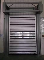 China High Speed Automatic Rolling Shutter Door with Fire Proofing Wind Resistance Beaufort 12 and IP55 Protection for sale