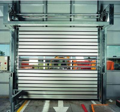 China Aluminum Alloy Fire Proofing IP55 Protection Customizable Size High Speed Roller Shutter Security Door for sale