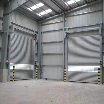 China Fire Proofing IP55 Protection Customized Size Aluminum Alloy High Speed Roller Shutter Door for Industrial Use for sale