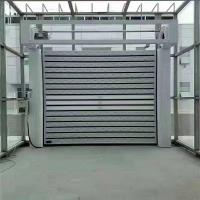 China Fire Proofing High Speed Roll Up Door with Wind Resistance Beaufort 12 and IP55 Protection for Industrial Use for sale