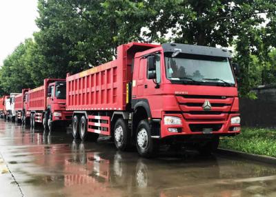 China SINOTRUK HOWO 8X4 Dump Truck with 371hp engine 25 cubic meter bucket for transportation for sale