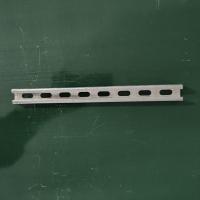 China 20*10 Zinc Aluminum Magnesium Perforated Unistrut Slotted C Channel Steel for sale