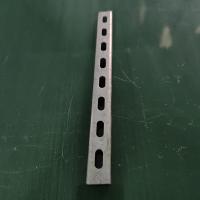 China 20*10 Zinc Aluminum Magnesium Perforated Unistrut Slotted C Channel Steel for sale