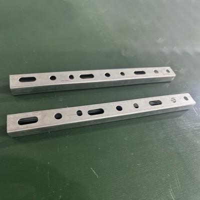 China Pre Galvanized 27 X 18 Slotted C Strut Channel Electro Galvanized Unistrut Channel for sale