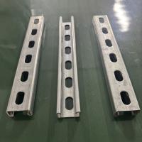 China Galvanized Sheet Punched Metal Strut Channel 41x21 Unistrut for sale