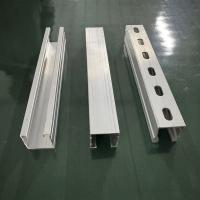 China 6063-T5 Aluminum Alloy Unistrut 41x41 Slotted Channel Lipped C Channel for sale