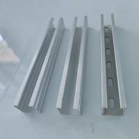 China 1m-12m Customized Aluminum Unistrut Steel Channel Galvanized Coated Powder Coating for sale