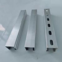 China 1m-12m Customized Aluminum Unistrut Steel Channel Galvanized Coated Powder Coating for sale