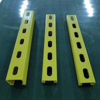 China Powder Coated Unistrut Metal Strut Channel 2.45mm Thickness Resist Corrosive for sale