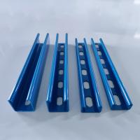 China Powder Coated Unistrut Metal Strut Channel 2.45mm Thickness Resist Corrosive for sale