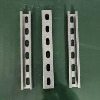 China Peach Size C Channel 41x21 High Strength Anti Corrosion Metal Slotted Channel for sale