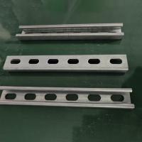China Peach Size C Channel 41x21 High Strength Anti Corrosion Metal Slotted Channel for sale