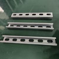 China Peach Size C Channel 41x21 High Strength Anti Corrosion Metal Slotted Channel for sale