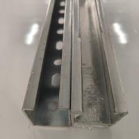 China Metal Strut Channel With Holes And Square Corners Slotted Unistrut 0.5-3.0mm Thickness for sale