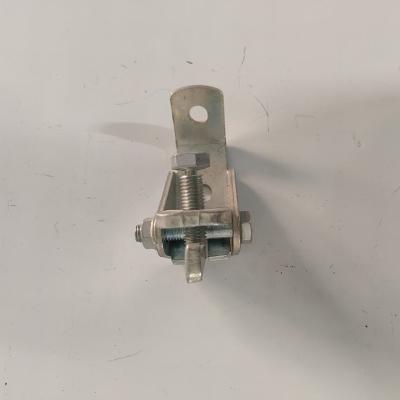 China Galvanized Steel Horseshoe Shaped Pipe Clamps Square U Shaped Fasteners C Shaped Fixing Clips For Pipeline Installation for sale