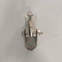 China Galvanized Steel Horseshoe Shaped Pipe Clamps Square U Shaped Fasteners C Shaped Fixing Clips For Pipeline Installation for sale