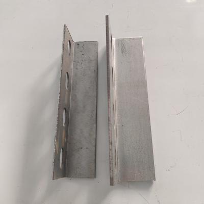 China Water Resistant Slotted Angle Bar Pre Punched Angle Iron Q235 Base for sale