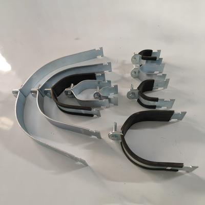 China Anti Corrosion Rust Proof EMT Conduit Accessories P Type Pipe Clamp Secure Connection for sale