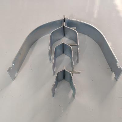China Galvanized EMT Conduit Accessories P Type Pipe Clamps Heavy Duty For Plumbing HVAC for sale