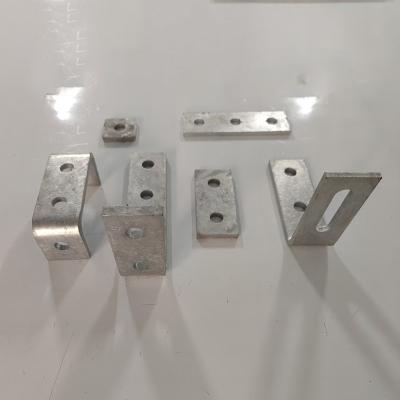 China Galvanized C Shaped Strut Channel Accessories Strong Anti Slip for sale