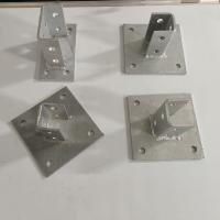 China Heavy Duty Reinforced C Channel Strut Fittings For Industrial Steel Structure for sale