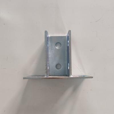 China Heavy Duty Reinforced C Channel Strut Fittings For Industrial Steel Structure for sale