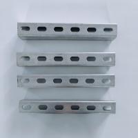 China 275g/M² Slotted C Unistrut Channels Q235 Perforated Steel Hot Dipped Galvanized For Solar Mounting for sale