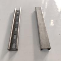 China Rounded Corner Slotted Galvanized Steel Unistrut  41x21 Pre Galvanized For Electrical And Pipe Support for sale