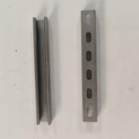 China 41x21 Galvanized Rounded Corner C Unistrut Channels Solar Mounting Rail for sale