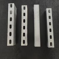 China Pre Galvanized Slotted Channel 41x38 Perforated Hdg C Channel For Solar Mounting & Construction Support for sale