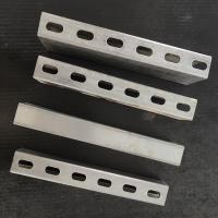 China Pre Galvanized Slotted Channel 41x38 Perforated Hdg C Channel For Solar Mounting & Construction Support for sale