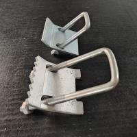 China Strut Channel Serrated Strut Beam Clamp With U Bolt Anti Slip Toothed Pressure Plate for sale