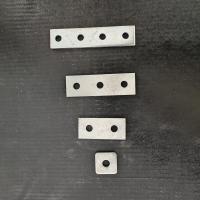 China Galvanized Steel 4 Hole Flat Joining Plate Customized Straight Metal Connector for Furniture & Framing for sale