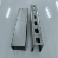 China High Strength 41x62mm C Slotted Channel Unistrut Strut Channel For Solar Bracket Support for sale