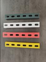 China Powder Coated Slotted C Strut Channel Made from High Toughness Q235B Steel for Solar Panel Rack Systems and HVAC Supports for sale