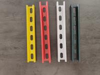 China Powder Coated Slotted C Strut Channel Made from High Toughness Q235B Steel for Solar Panel Rack Systems and HVAC Supports for sale